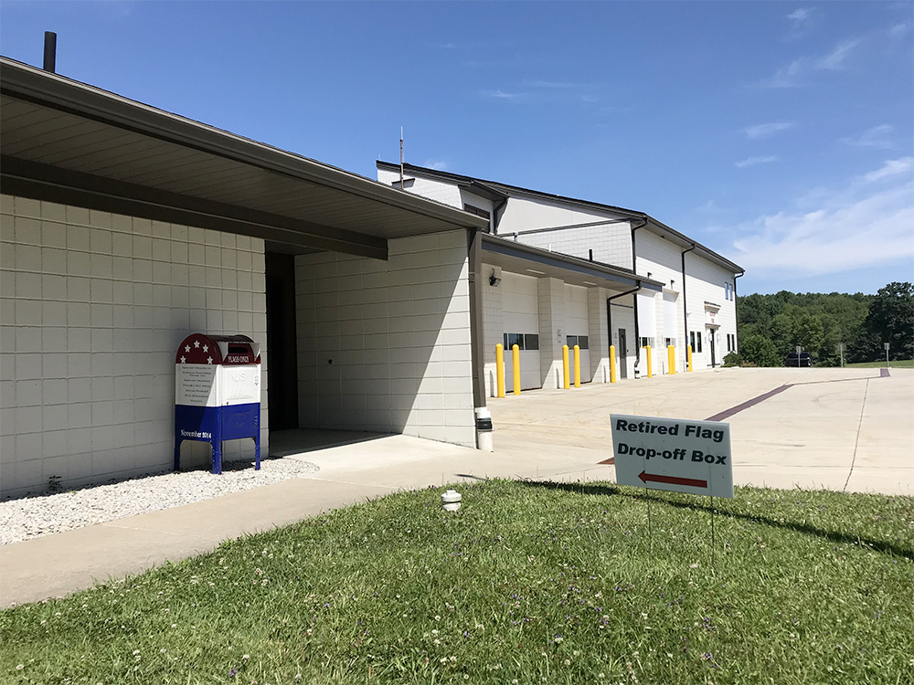 Retired Flag Drop Off Box - Auburn Township
